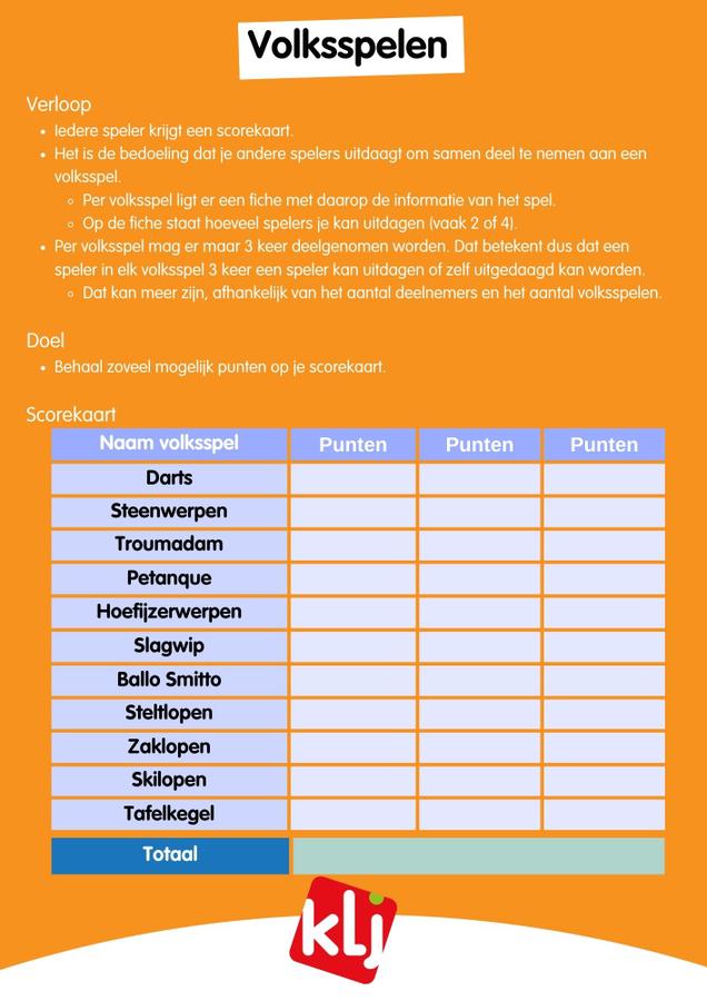 Speel eens een volksspel | KLJ